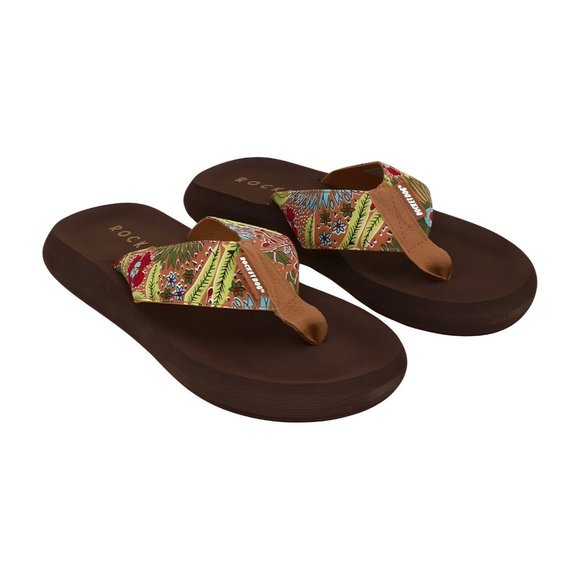 Rocket Dog | Shoes | Rocket Dog Brown Beige Conga Spotlight 2 Flipflop ...